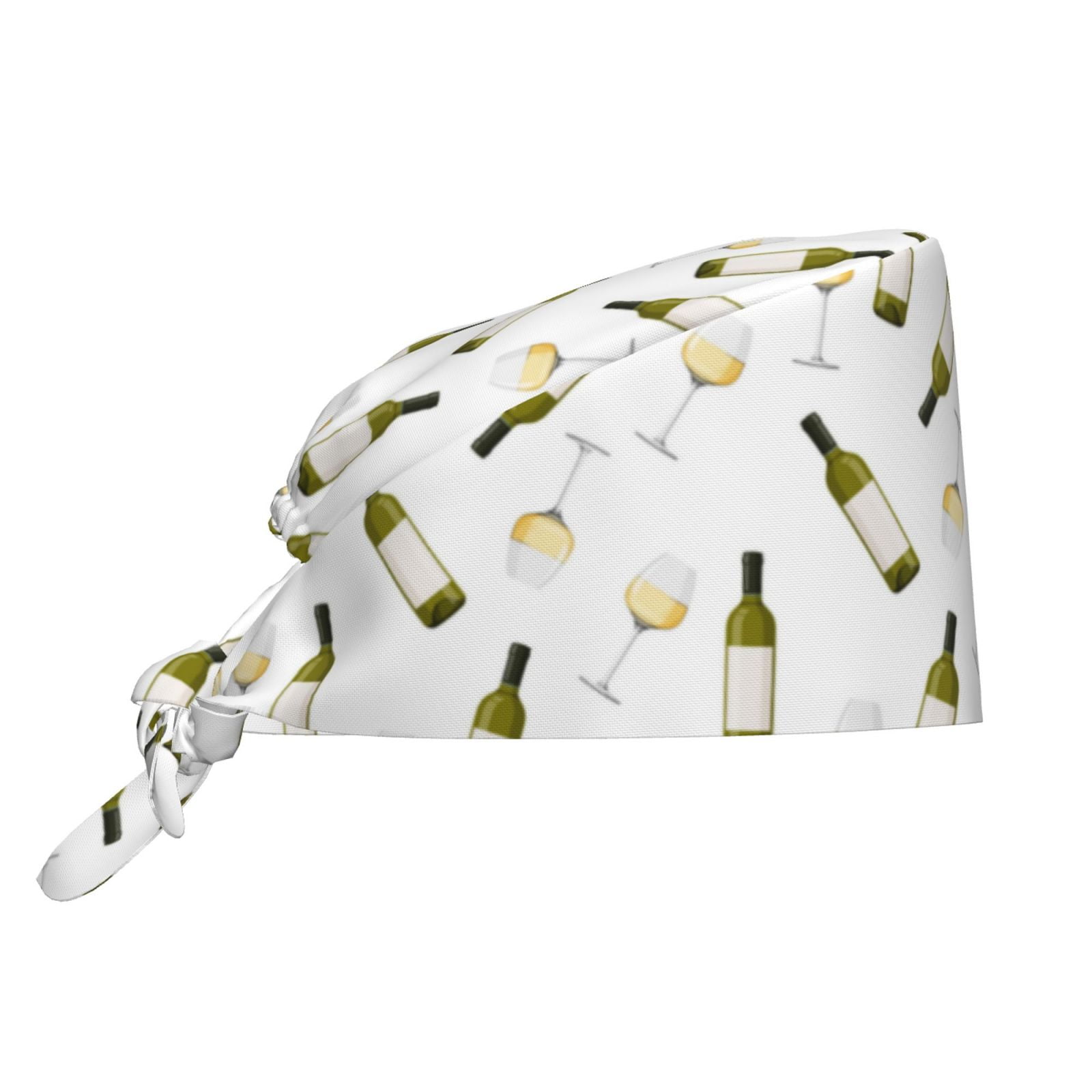 Scrub Caps Women Men, Champagne Bottle And Glasses Adjustable Working ...