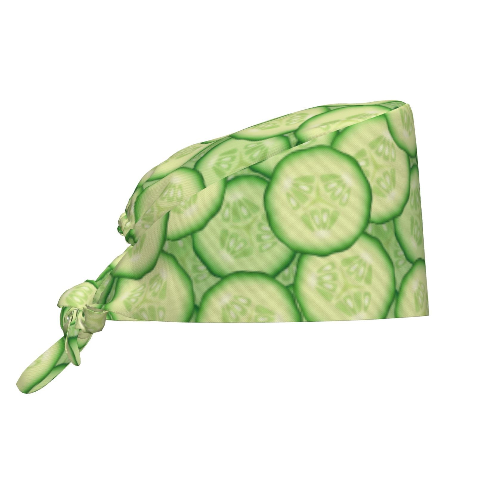Scrub Caps Women Men, Cucumber Pattern funny Adjustable Working Caps ...