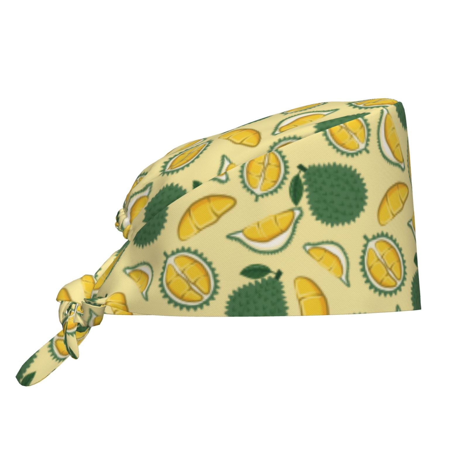 Scrub Caps Women Men - Cute Gold Durian Soft Comfy Adjustable Working ...