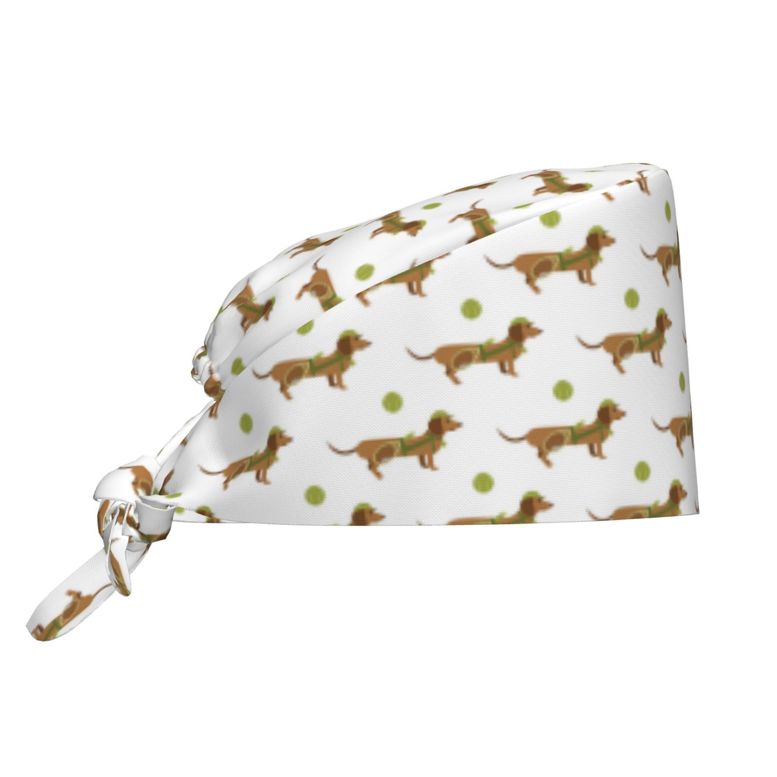 Scrub Caps Women Men, Dachshund Dog Puppy No.1018 Adjustable Working ...