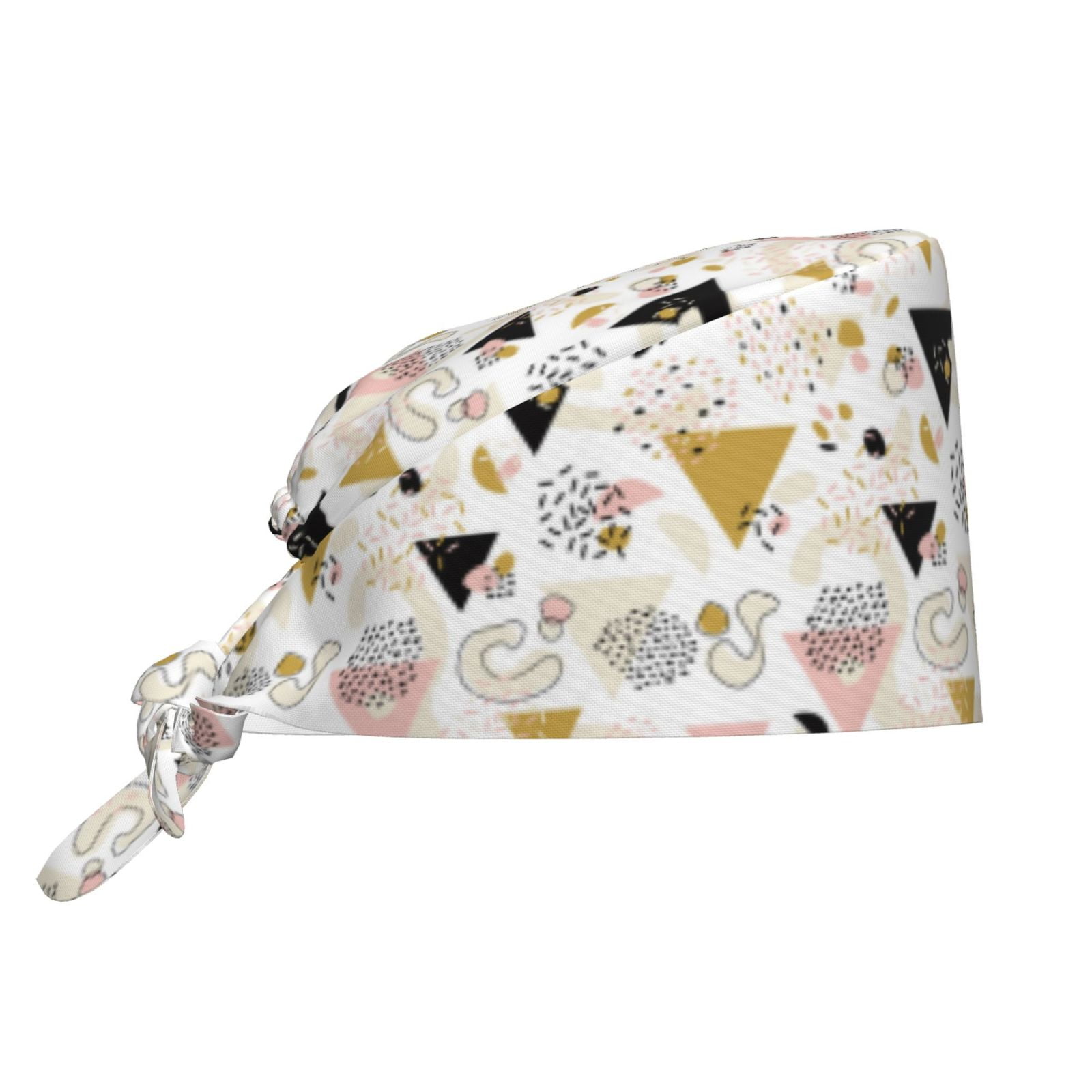 Scrub Caps Women Men, Geometric triangle Adjustable Working Caps ...
