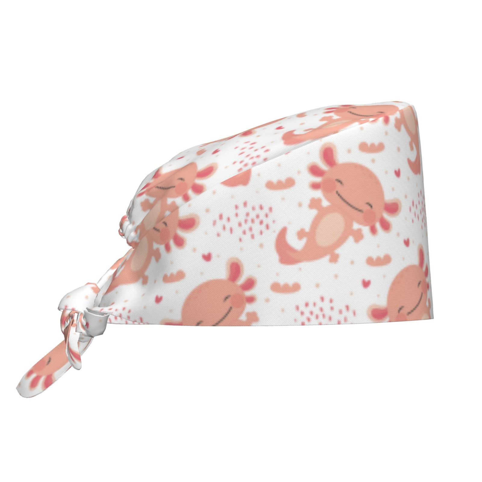 Scrub Caps Women Men - Kawaii Axolotl Cute Cartoon Soft Comfy ...