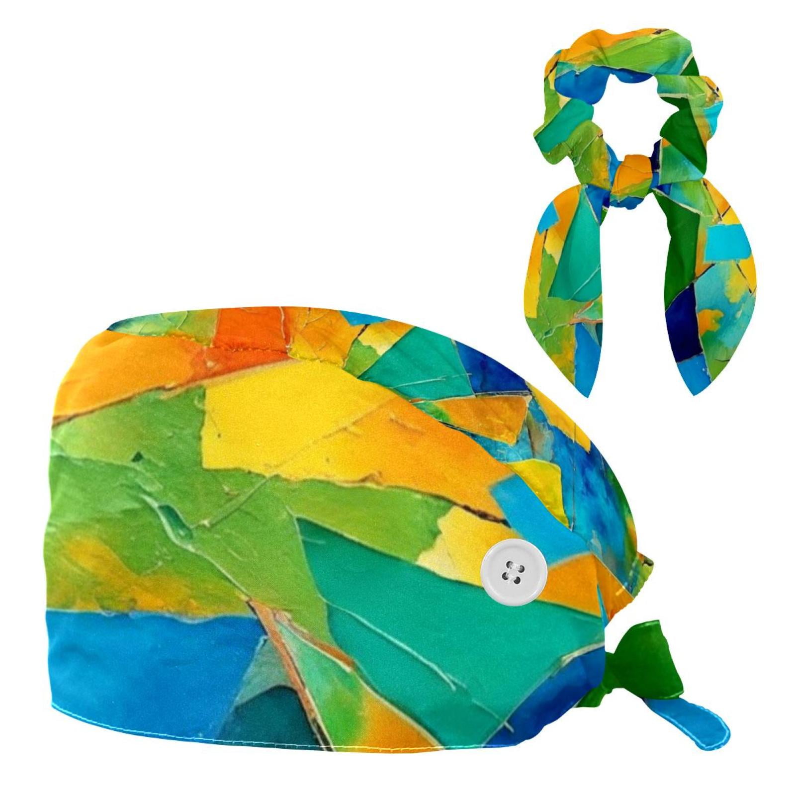 Scrub Caps,Working Cap Hat with Sweatband Headgear for Women,Stone ...