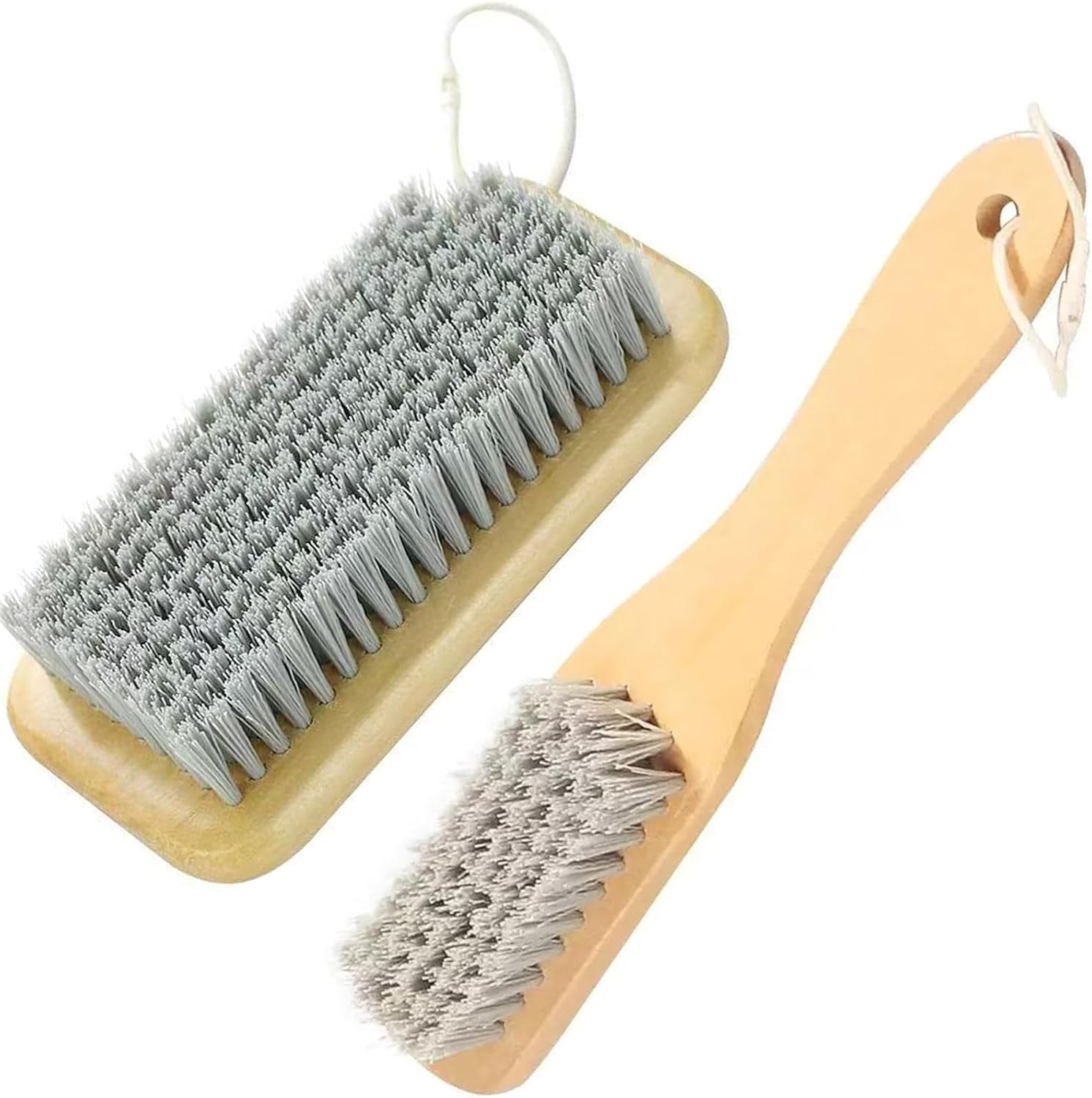Scrub Cleaning Brush for Stains -Wood Handle Scrubbing Brushes,Cleaning ...