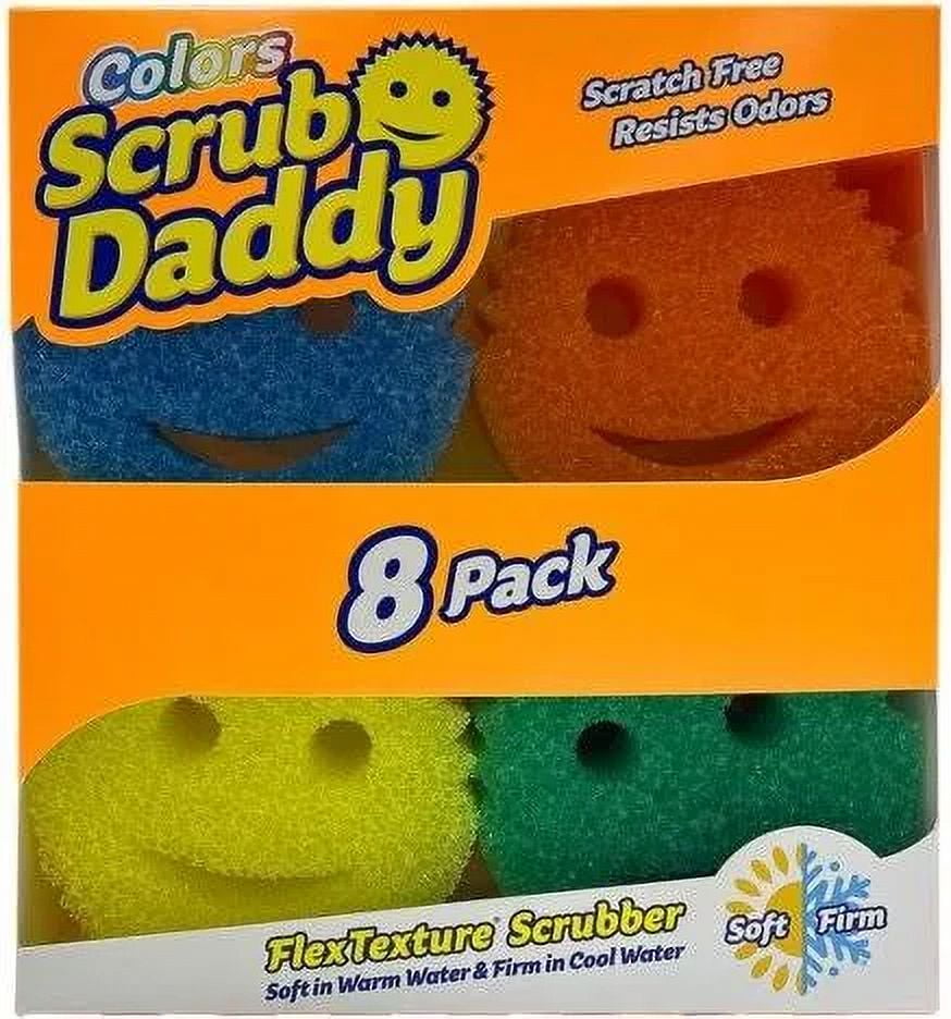 Scrub Daddy Colors 8 Pack Assorted Colors Scratch-Free Multipurpose ...