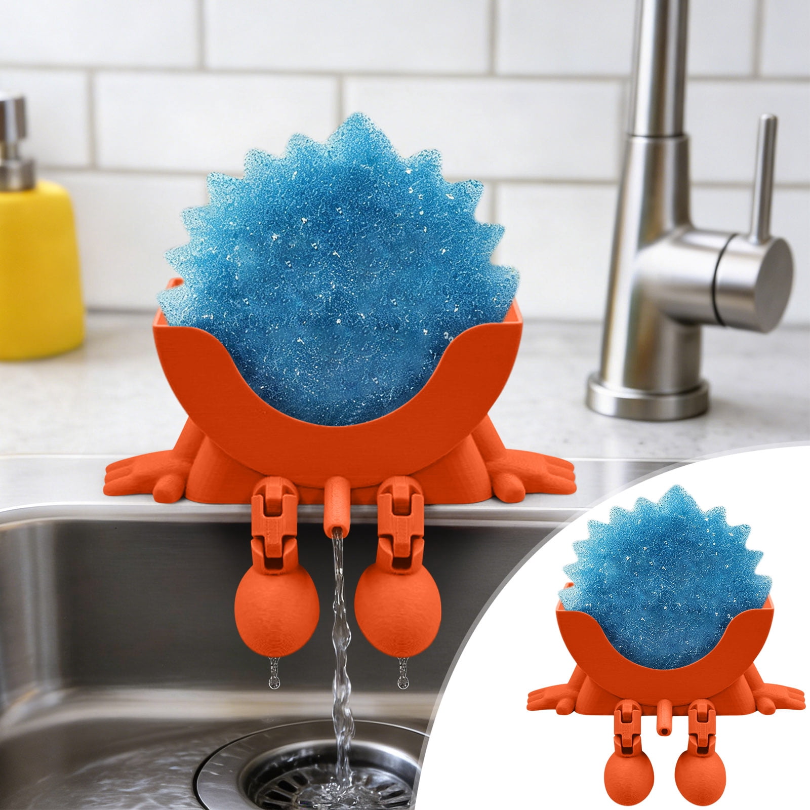 Scrub Daddy Holder For Sink, Cute Sponge Holder, Scrub Daddy Sink ...
