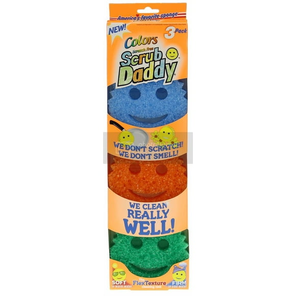 Scrub Daddy + Household Essentials + Scratch-Free Sponge + Scrub Daddy ...