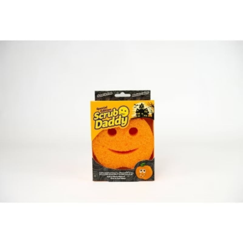 Scrub Daddy Orange Pumpkin FlexTexture Scrubber - Walmart.com