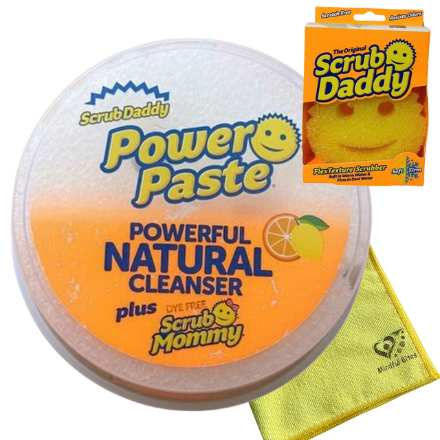 Scrub Daddy Power Paste Cleaning Bundle - Includes Power Paste Cleaner ...