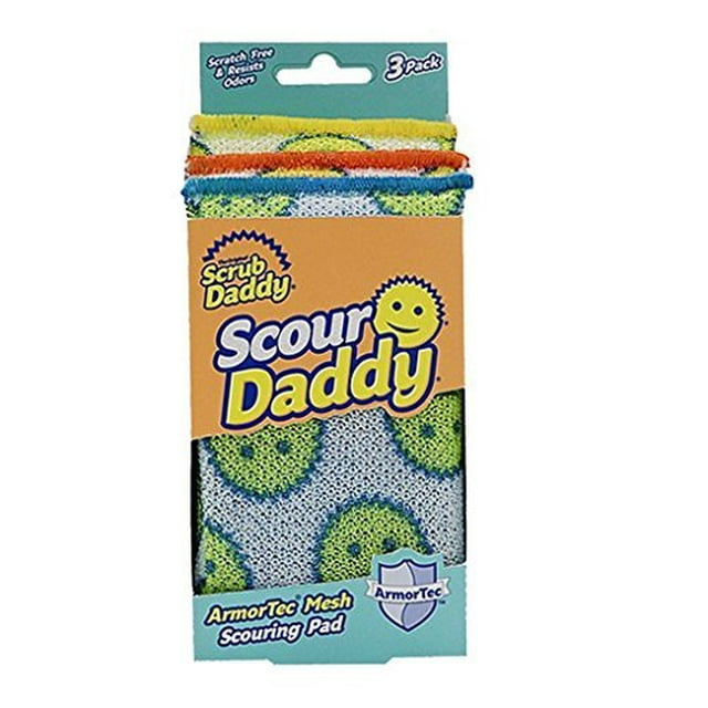 Scrub Daddy Scour Daddy Heavy Duty Scouring Sponge, 3 Pack - Walmart.com