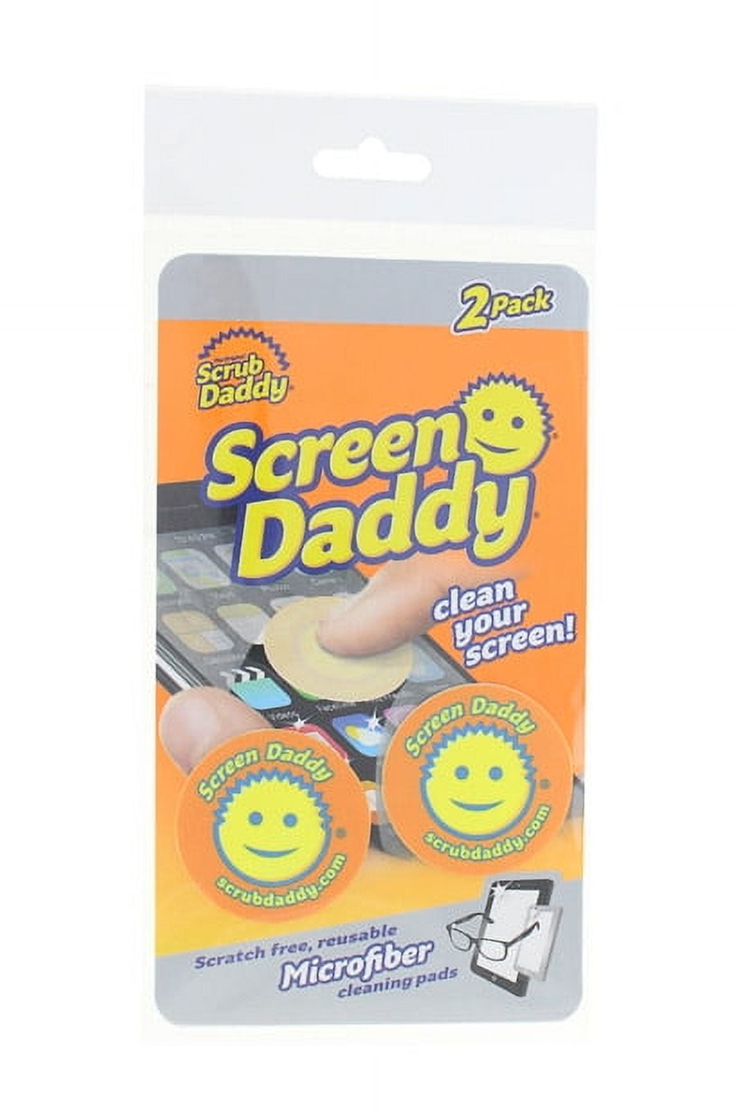 Scrub Daddy Multicolor Microfiber Cleaning Pad 2ct - Reusable, Washable ...