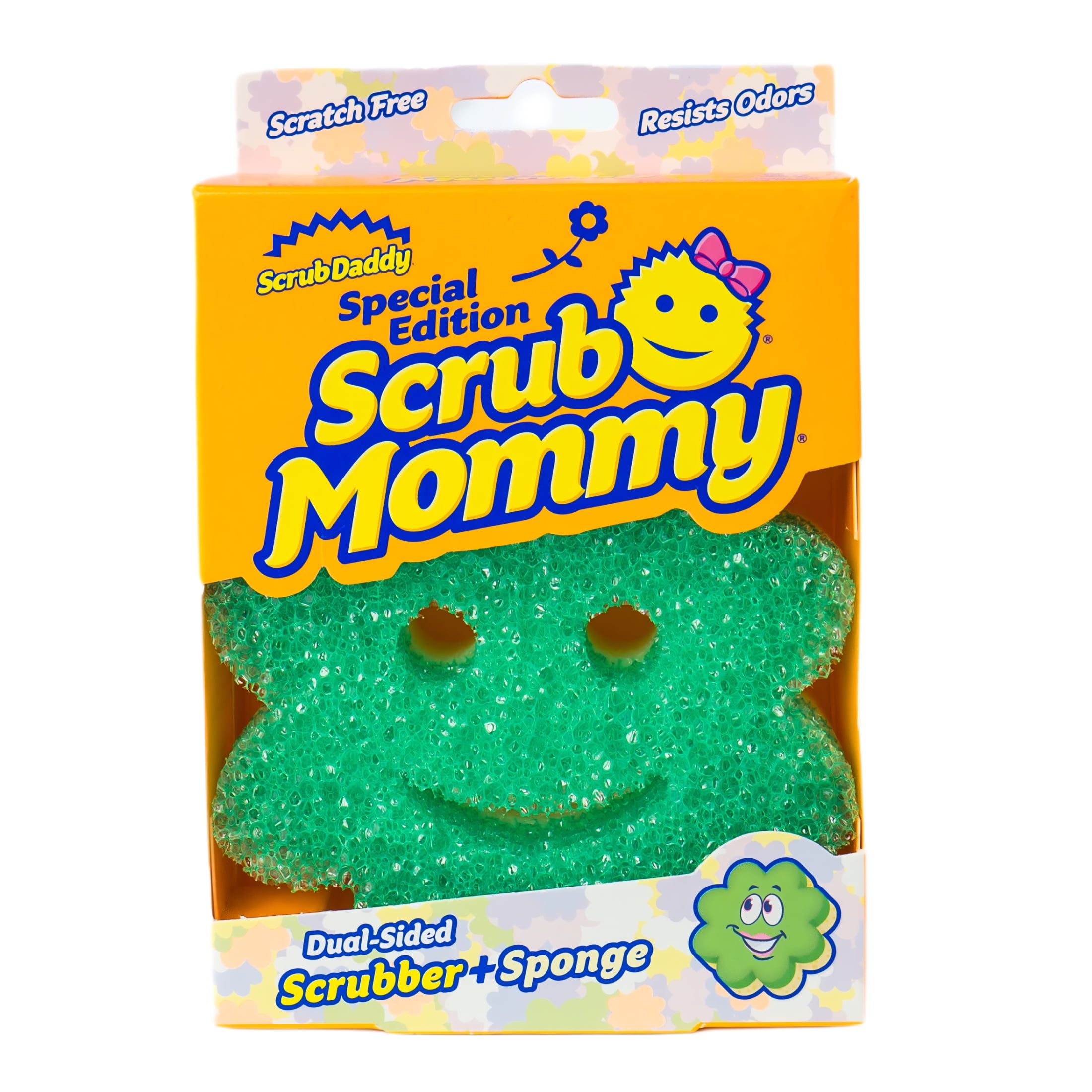 Scrub Mommy Power Flower Non-Scratch Cleaning Sponge - Walmart.com