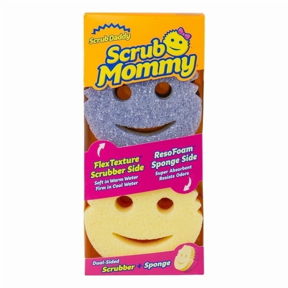 Scrub Daddy Scrub Mommy Non-Scratch Cleaning Sponges, 4 Count - Walmart.com