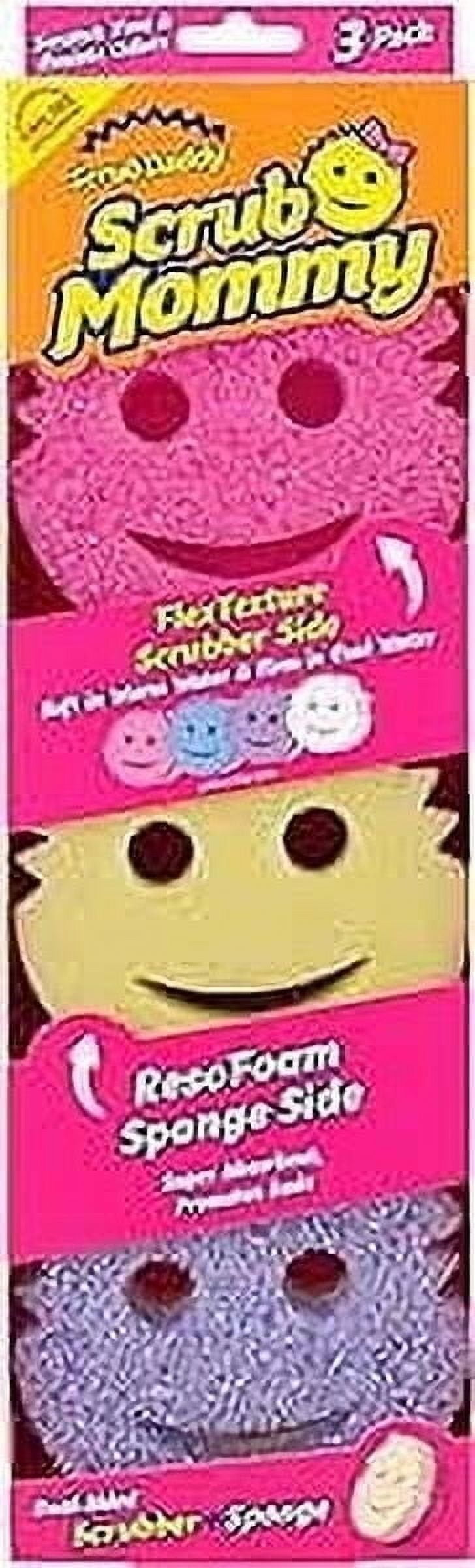 Scrub Daddy Scrub Mommy Sponges, Non-Scratch Dual-Sided Dish Sponge ...