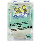 Scrub Daddy Soap Dispenser, Refillable, Dual Action, Dish Filled ...