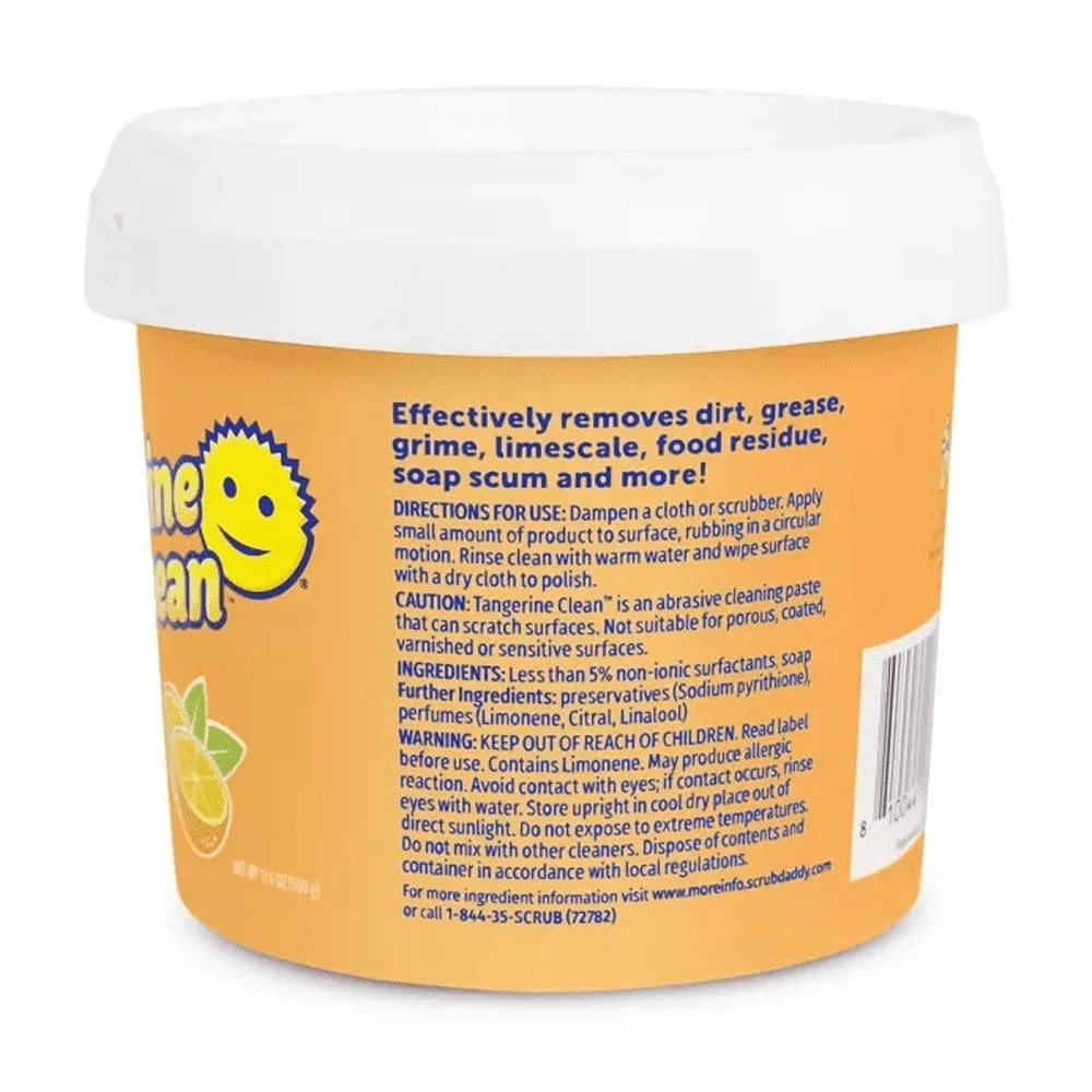 Scrub Daddy TANGERINE CLEAN TUB, Fresh Orange Scent, Eco-Friendly ...