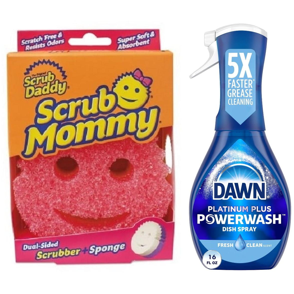 Scrub Daddy’s Scrub Mommy - Non-Scratch Dish Scrubber Cleaning Sponge ...