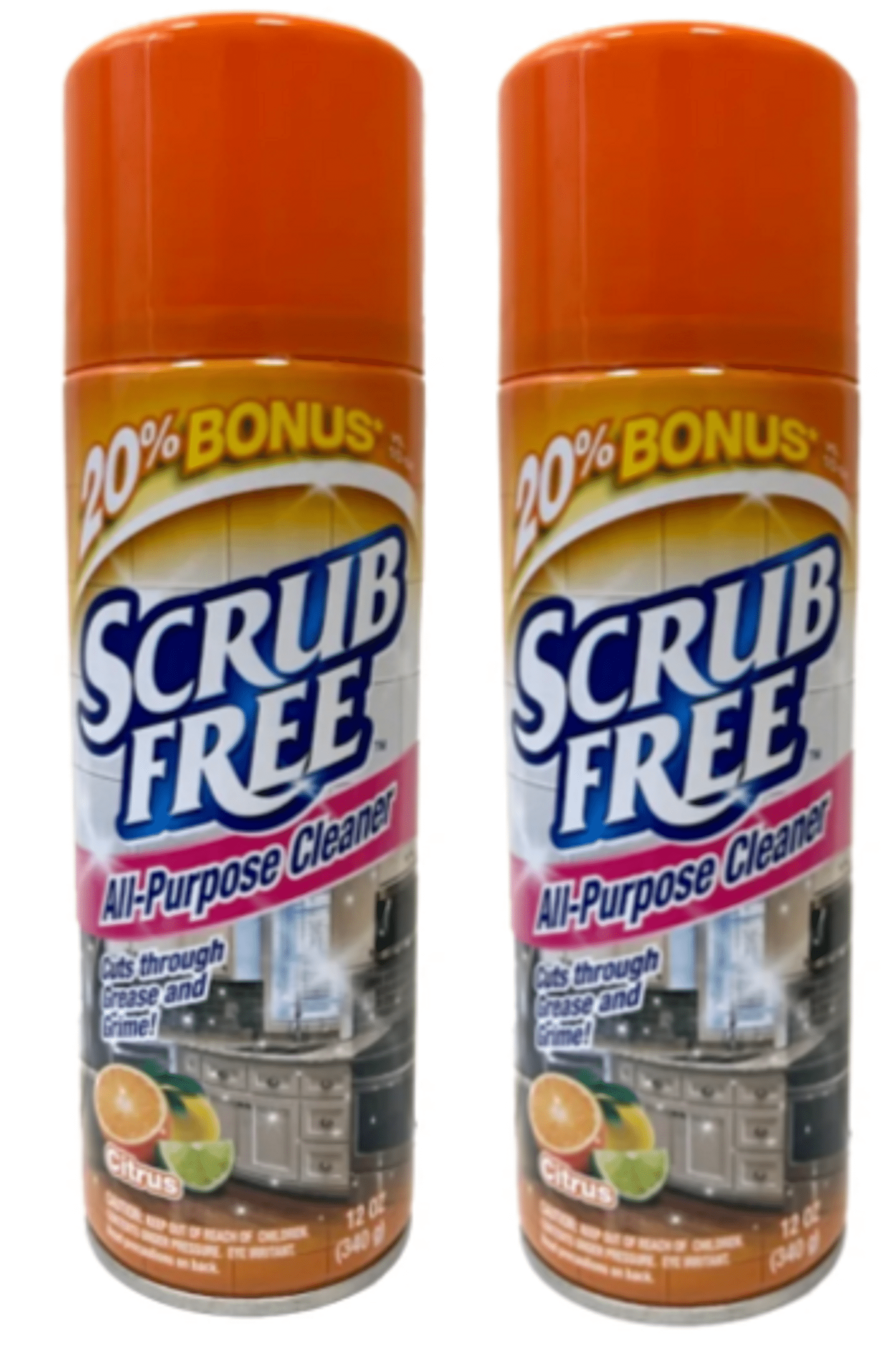 Scrub Free All Purpose Cleaner Cuts Through Grease and Grime Citrus ...