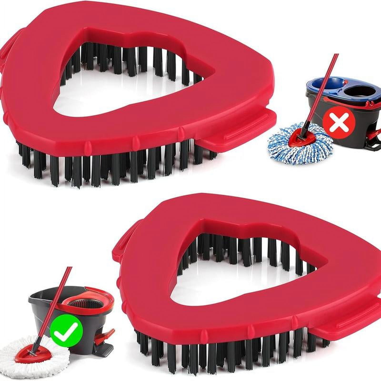 Scrub Head Refills for O-Cedar EasyWring Spin Mop 1 Tank System Spin ...