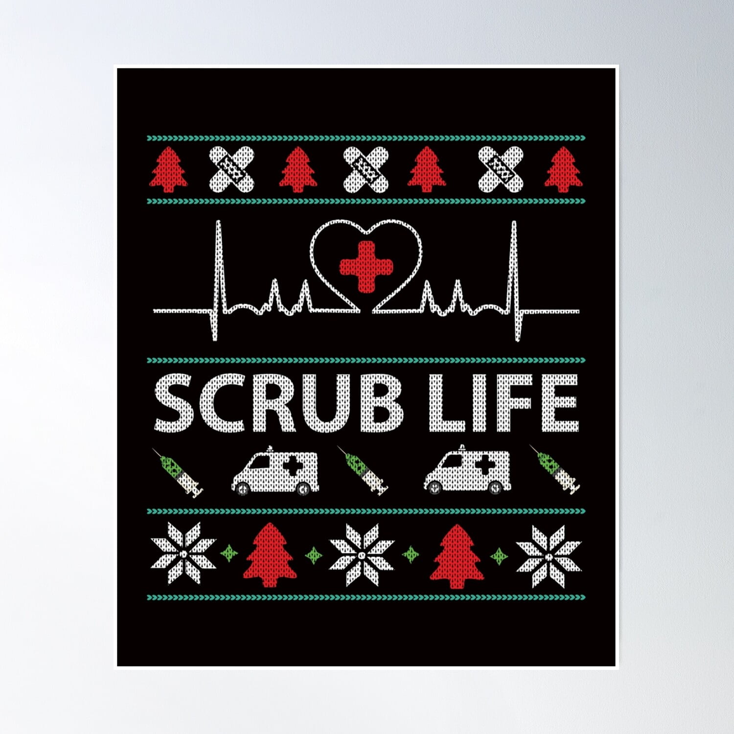 Scrub Life Poster Wall Art, Modern Wall Decor, 24x36 UNFRAMED - Walmart.com