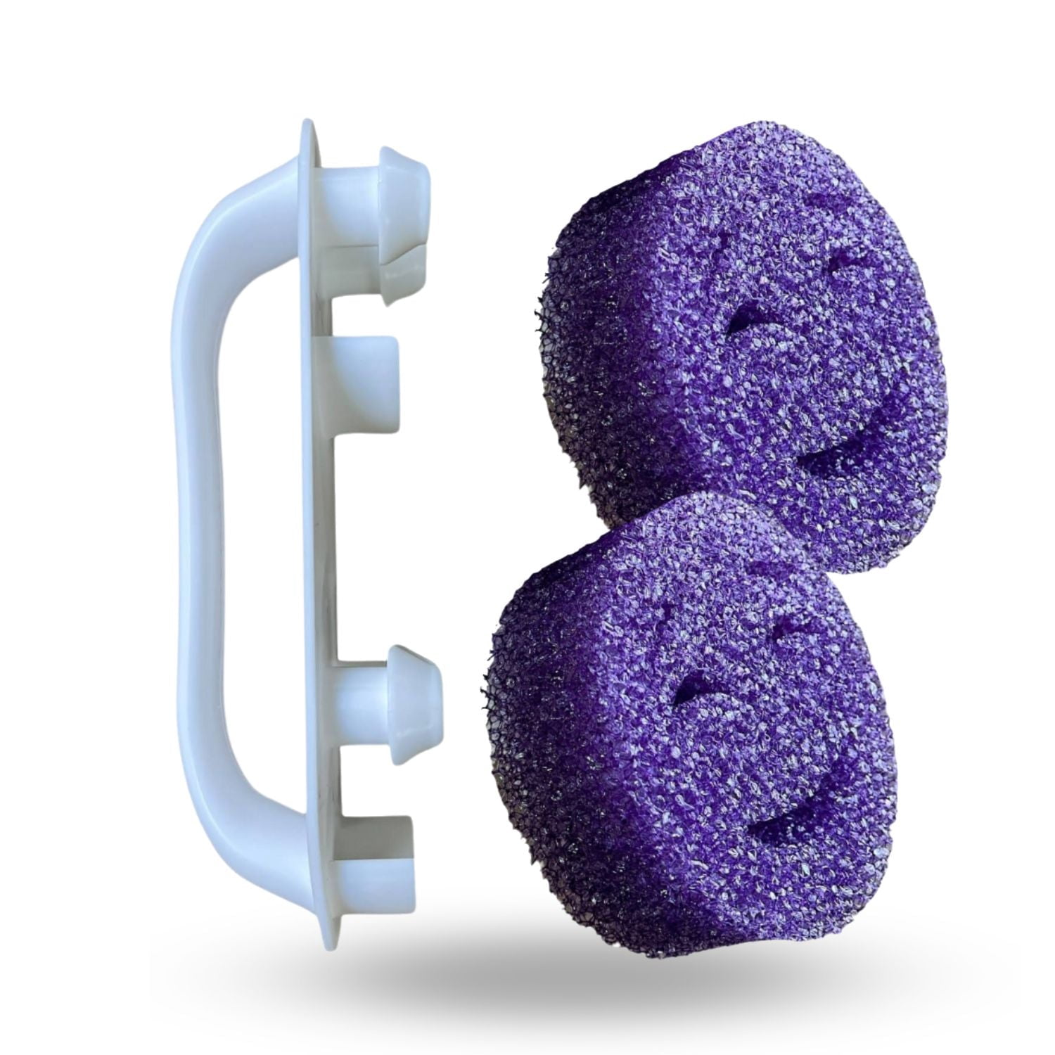 Scrub Moji Dual Scrubbing Sponge Handle With Scrub Moji Sponges ...