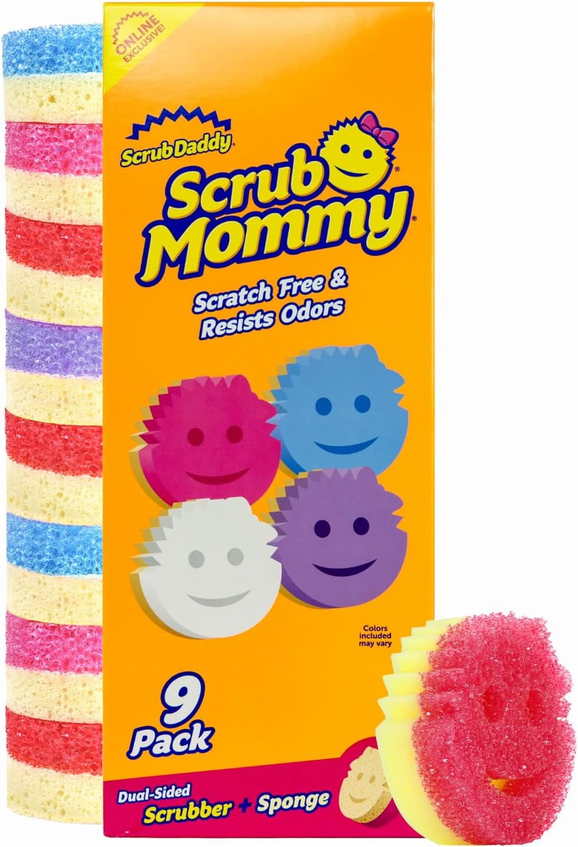 Scrub Mommy Kitchen Sponges for Dishes & Wiping Spills - Dual-Sided ...