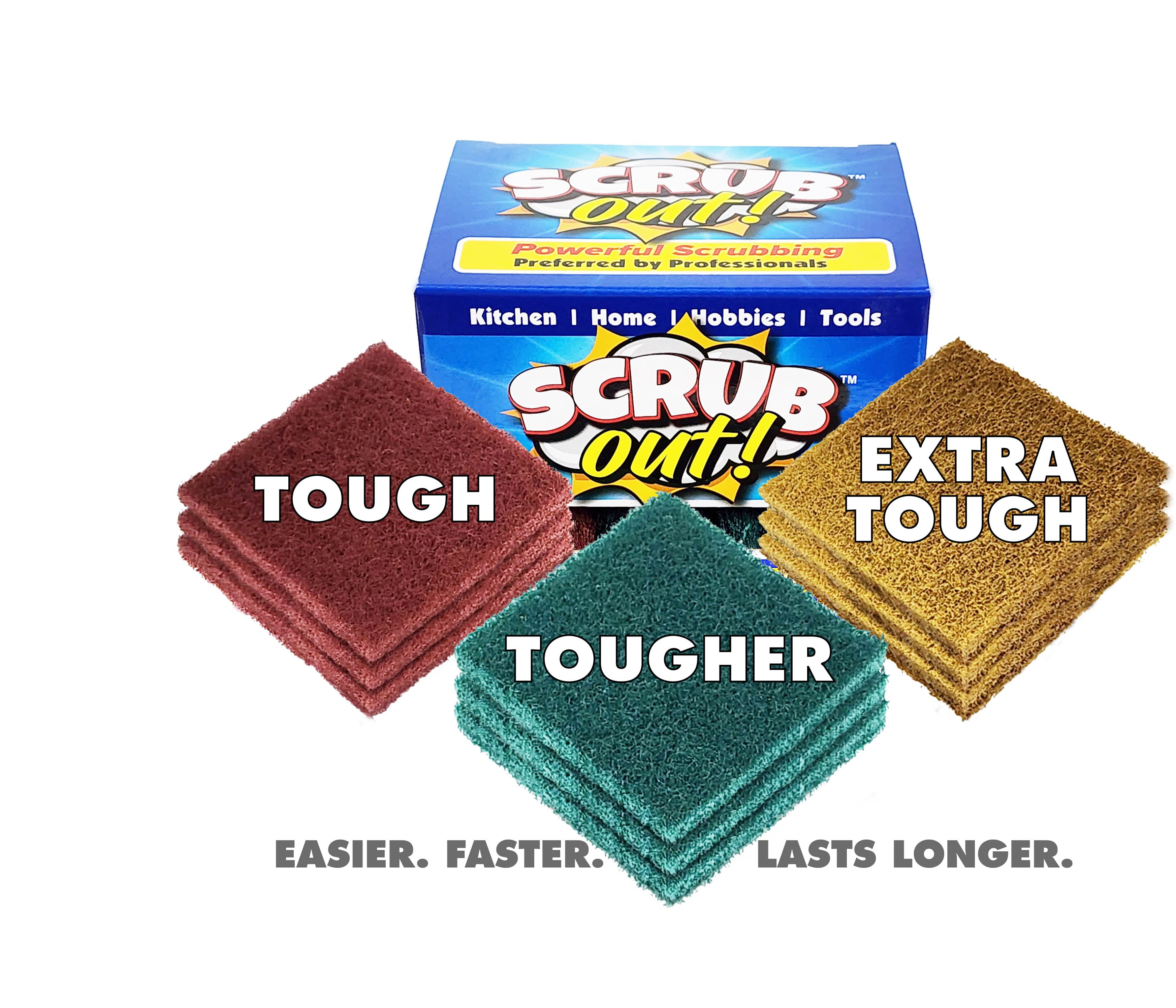 Scrub Out! New Heavy Duty Scouring Pads, 9 Count - Walmart.com