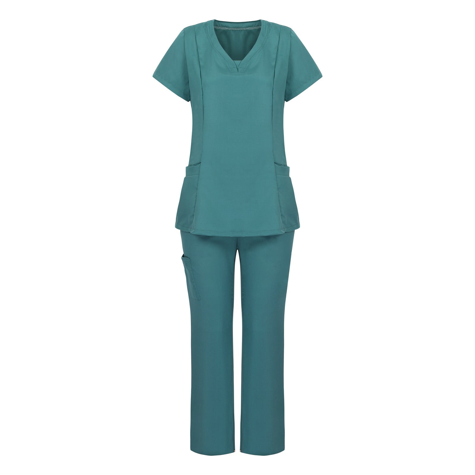 Scrub Sets for Woman, Chafe-Resistant Caregiver Uniforms Stretch ...