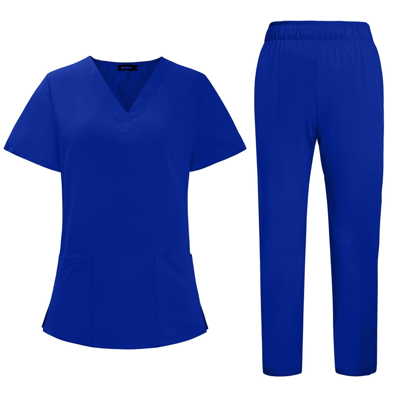 Scrub Sets for Woman, Women's Quick-Dry 2-Piece V-Neck Scrub Uniform ...