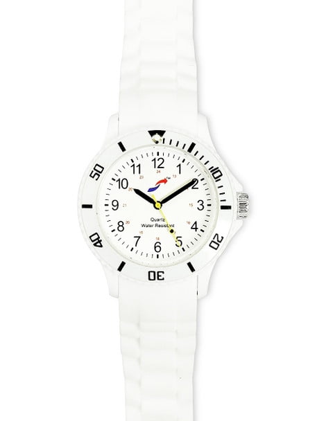 Scrub Smart Basics Nurse Watch – Easy-Read Dial, 24-Hour Quartz ...