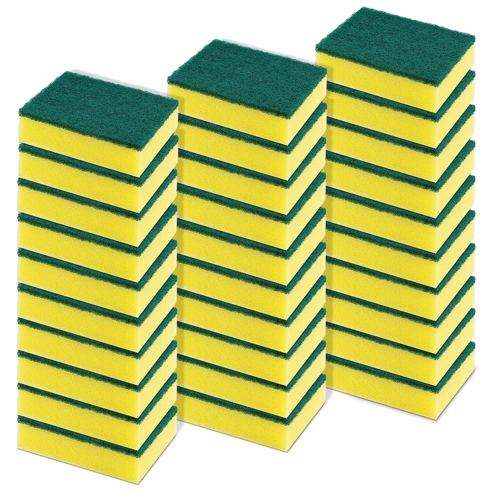 Scrub Sponges, Scrubbing Pads for Washing Pots,Pans, Dishes, Kitchen ...