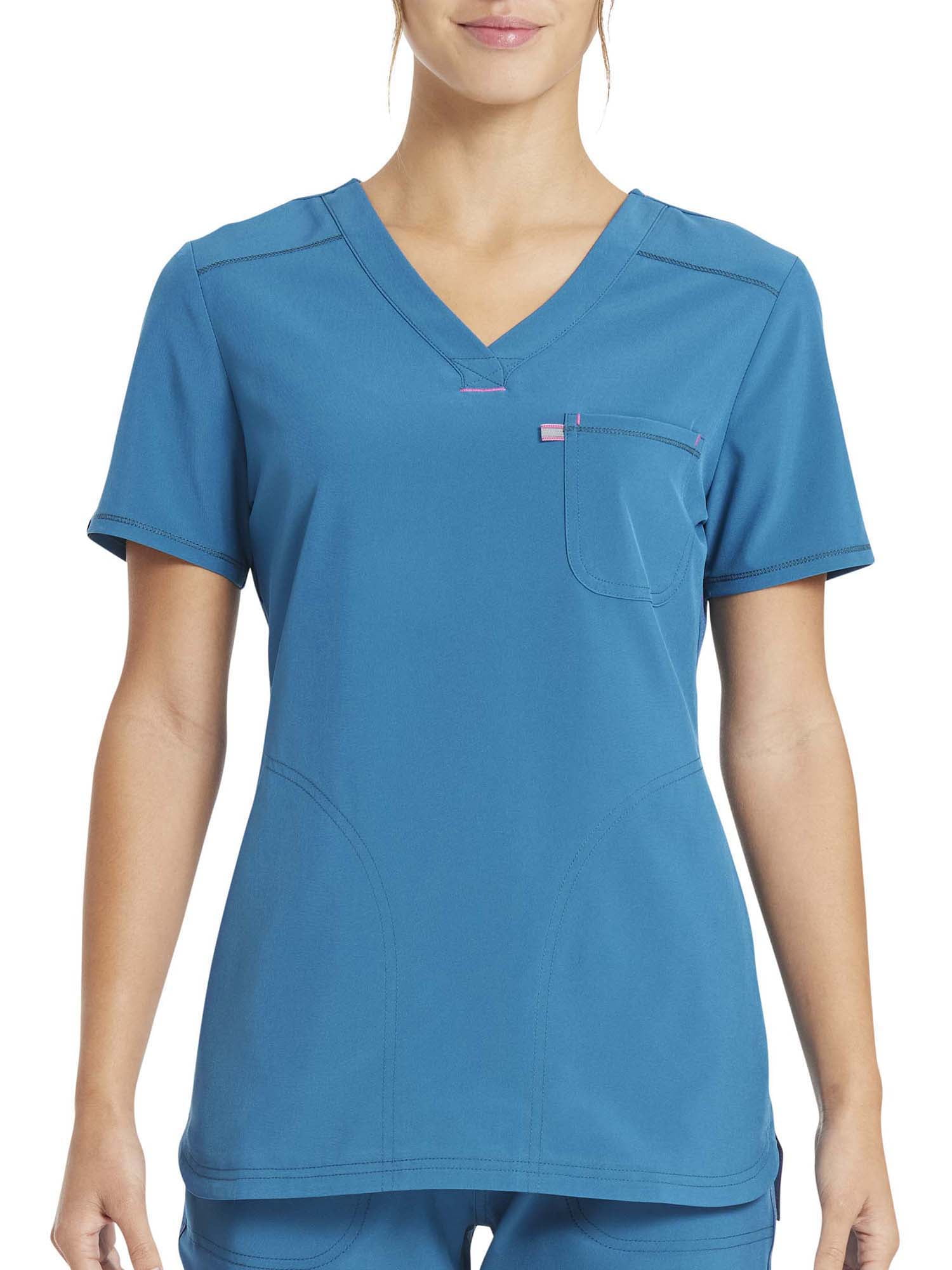 Scrub Star Women's Henley Top - Walmart.com