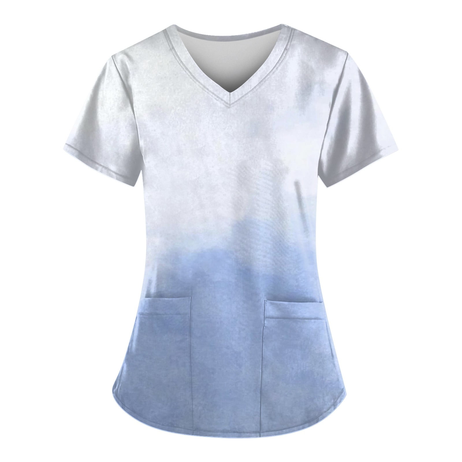 Scrub Top for Women Lounges Short Short Sleeve Scrubs Female Summer ...