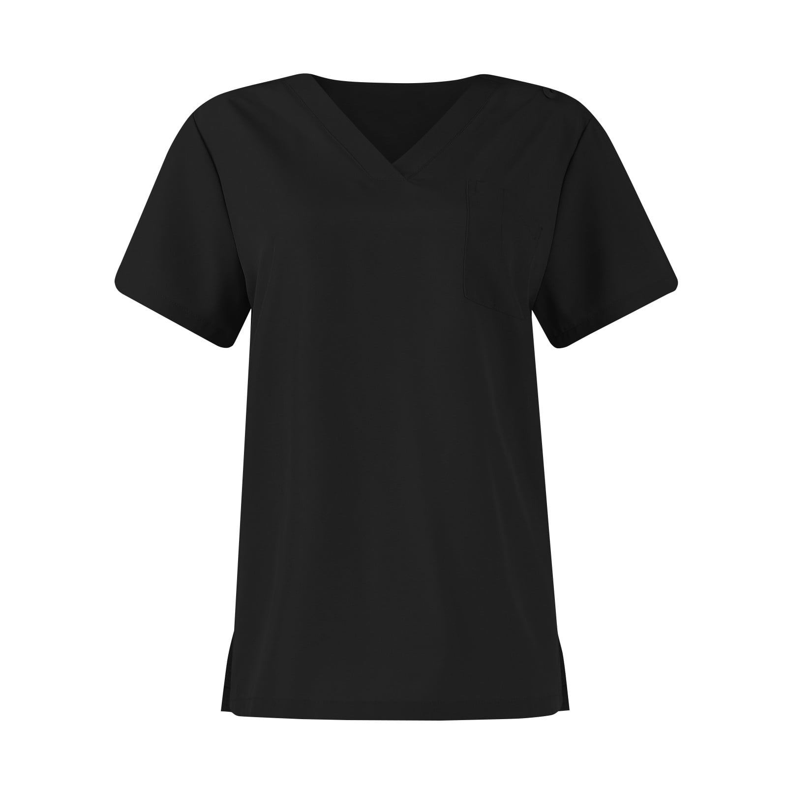 Scrub Tops, Antimicrobial Odor-Resistant Scrubs Breathable Healthcare ...