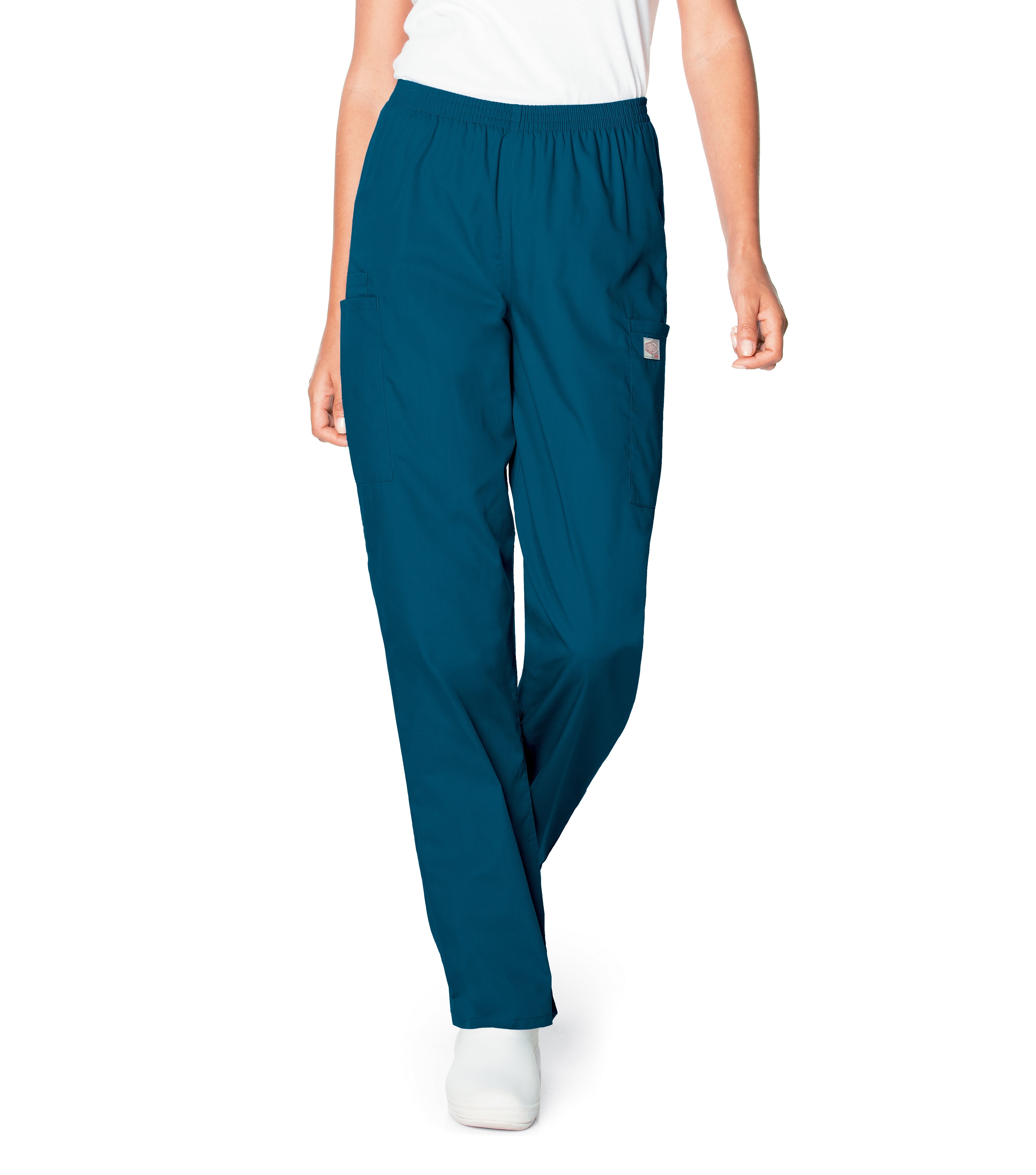 ScrubZone by Landau Women's Elastic Waist Cargo Scrub Pants, Style ...