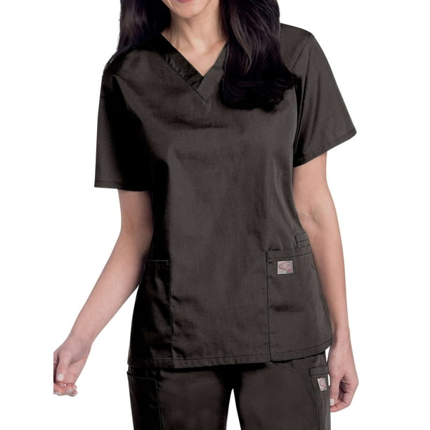 ScrubZone by Landau Women's Plus V-Neck Scrub Top, Style 70221 ...