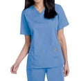 ScrubZone by Landau Women's Plus V-Neck Scrub Top, Style 70221 ...