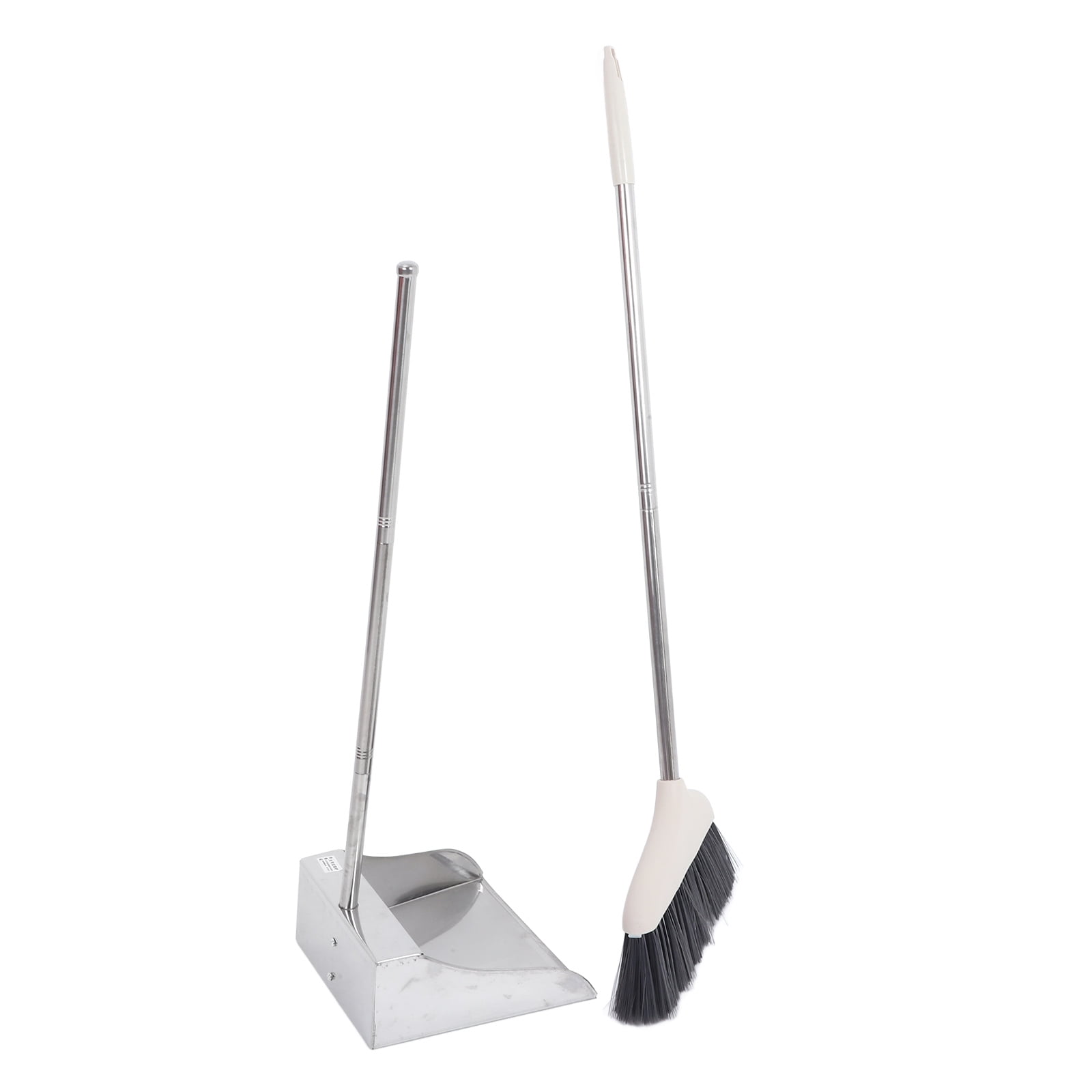 Scrubber Garbage Shovel and Broom Set Stand up Dust Pan Office ...