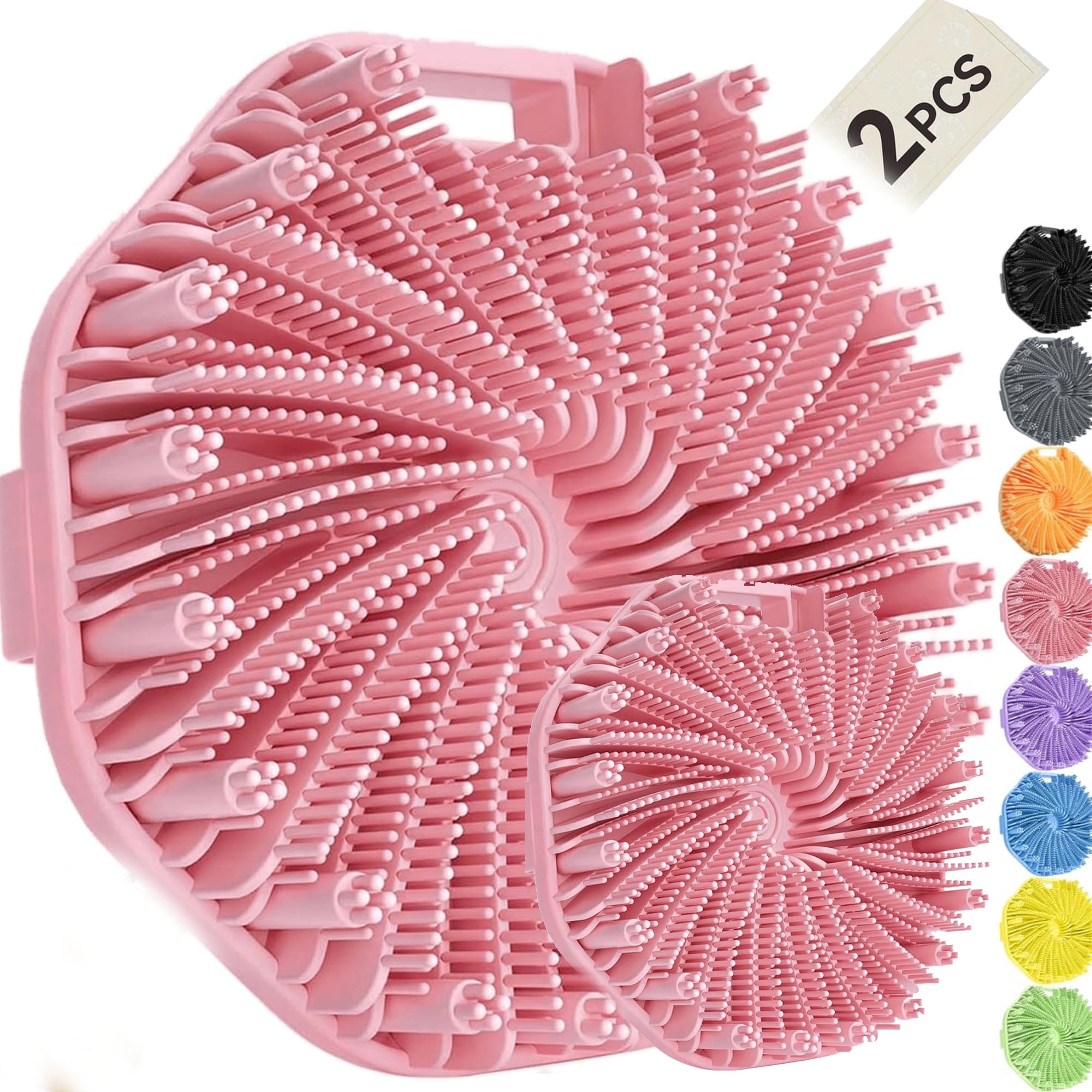 Scrubbies The Sud Bud, 2 Pcs Silicone Body Scrubber, Handheld Silicone ...