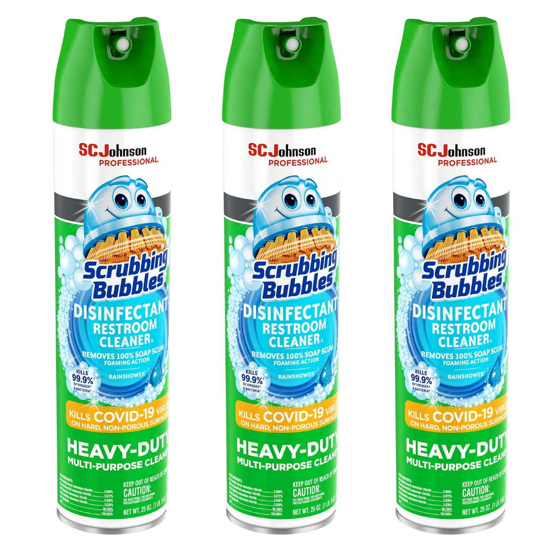 Scrubbing Bubbles 25 Oz. Disinfectant Restroom Cleaner Heavy-Duty 3 ...