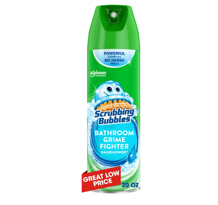 Scrubbing Bubbles Bathroom Grime Fighter Disinfe Countant Cleaner ...