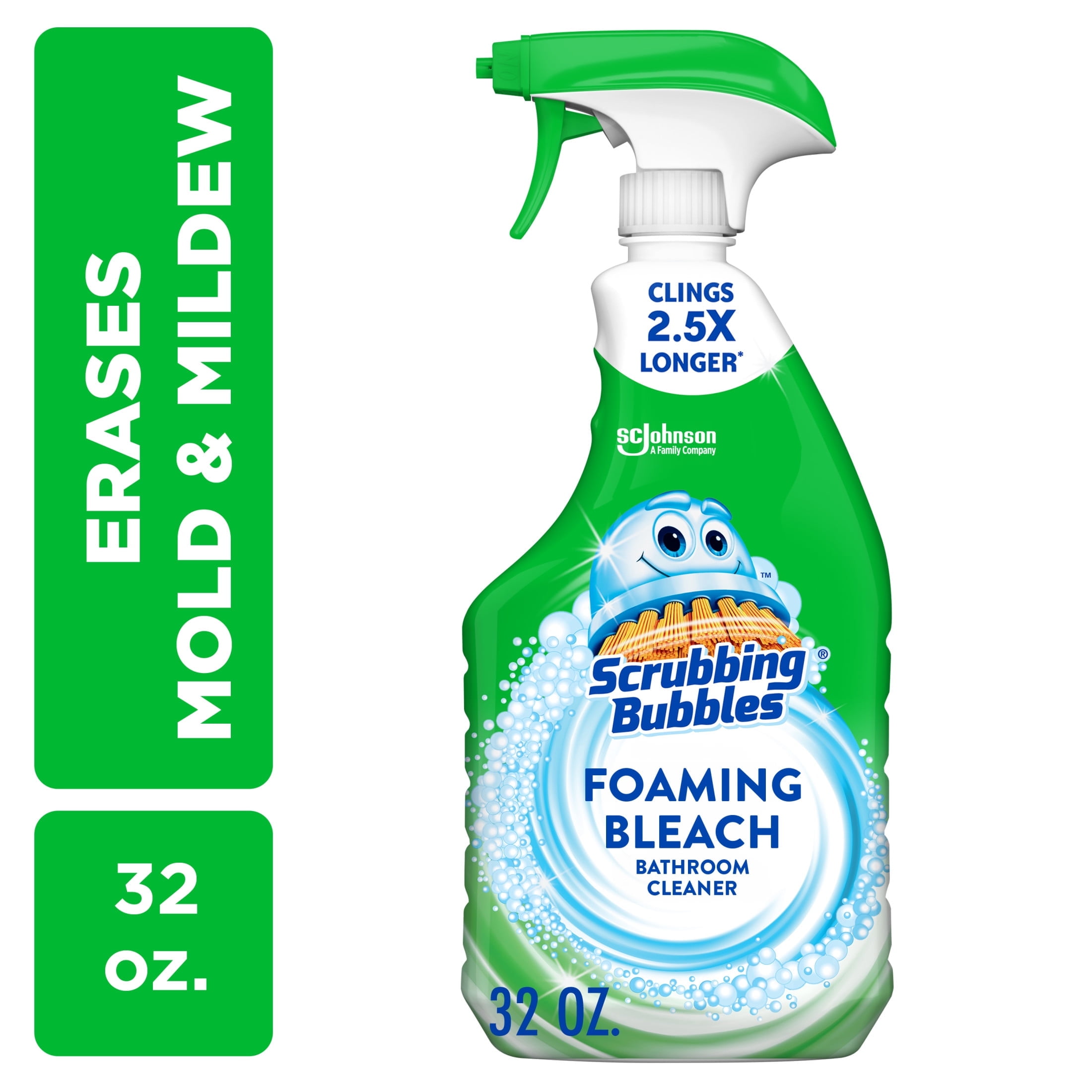 Scrubbing Bubbles Foaming Bleach Bathroom Cleaner, Fresh Scent, Trigger ...