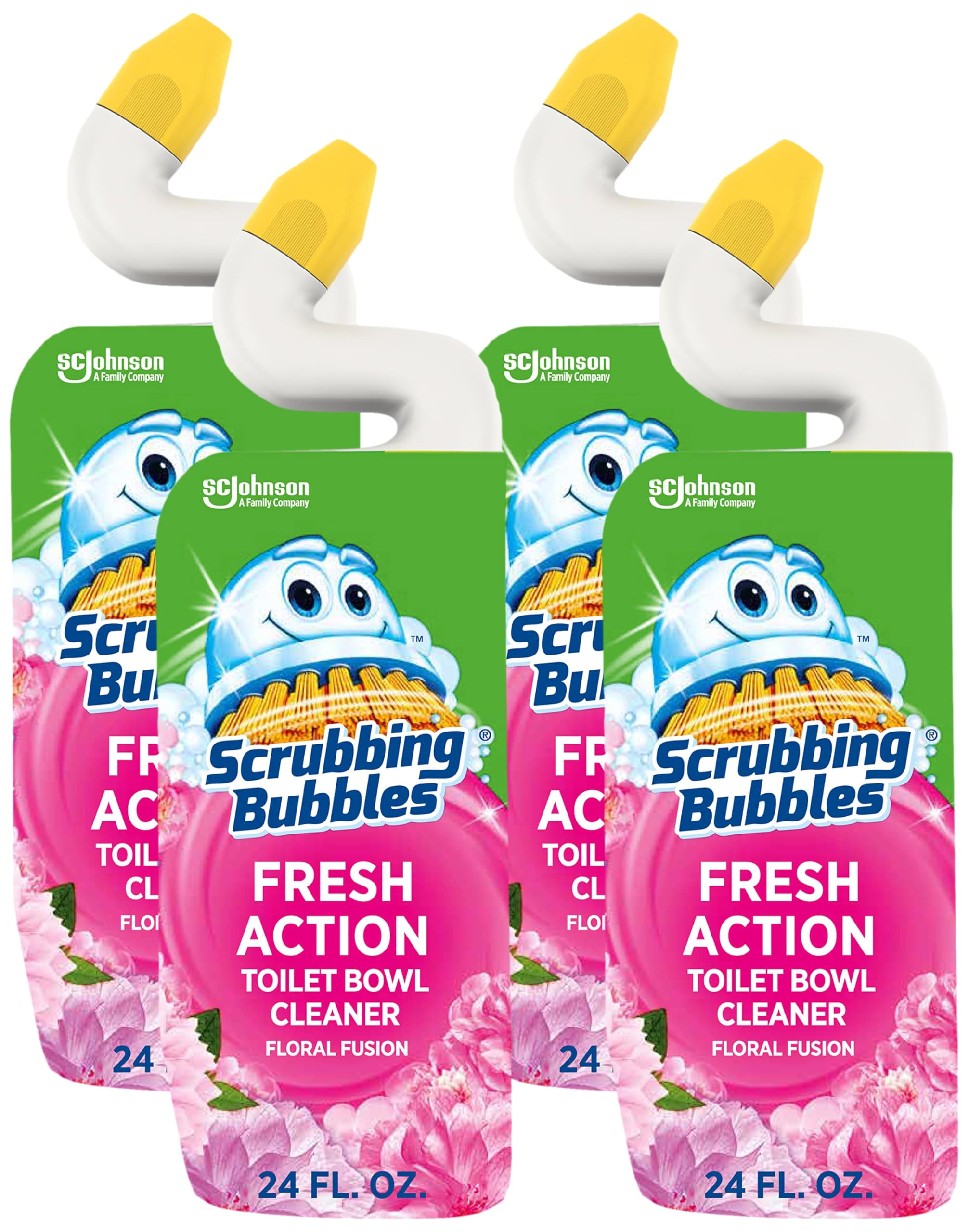 Scrubbing Bubbles Fresh Action Toilet Bowl Cleaner, Floral Fusion, 1 ...