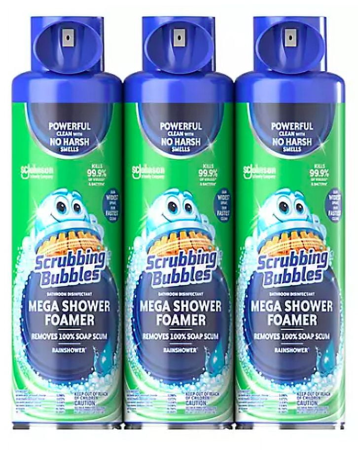 Scrubbing Bubbles Mega Shower Cleaner, 3 pk./20 oz. - Walmart.com