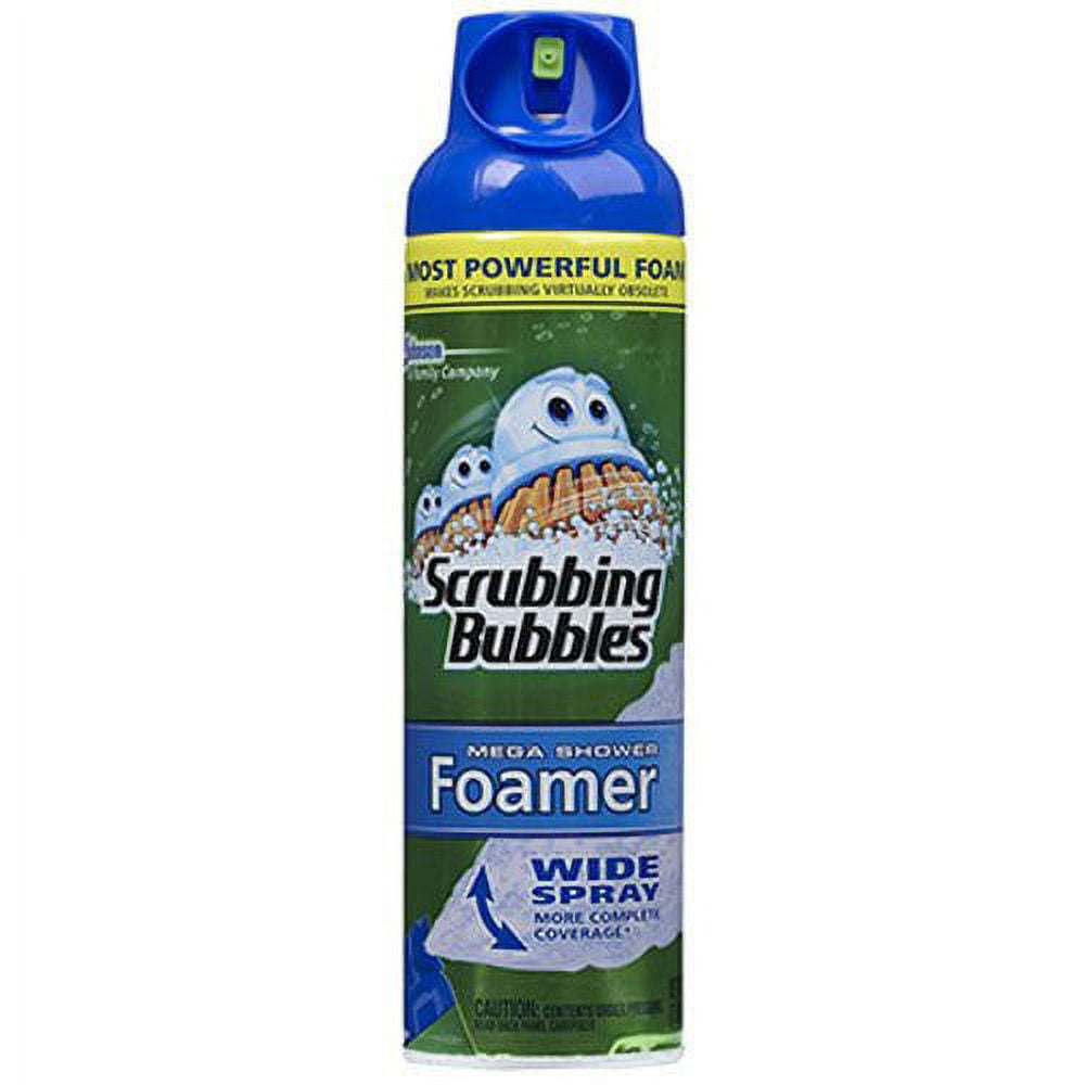 Scrubbing Bubbles Mega Shower Foamer Aerosol, 20 Ounce (Pack of 8 ...