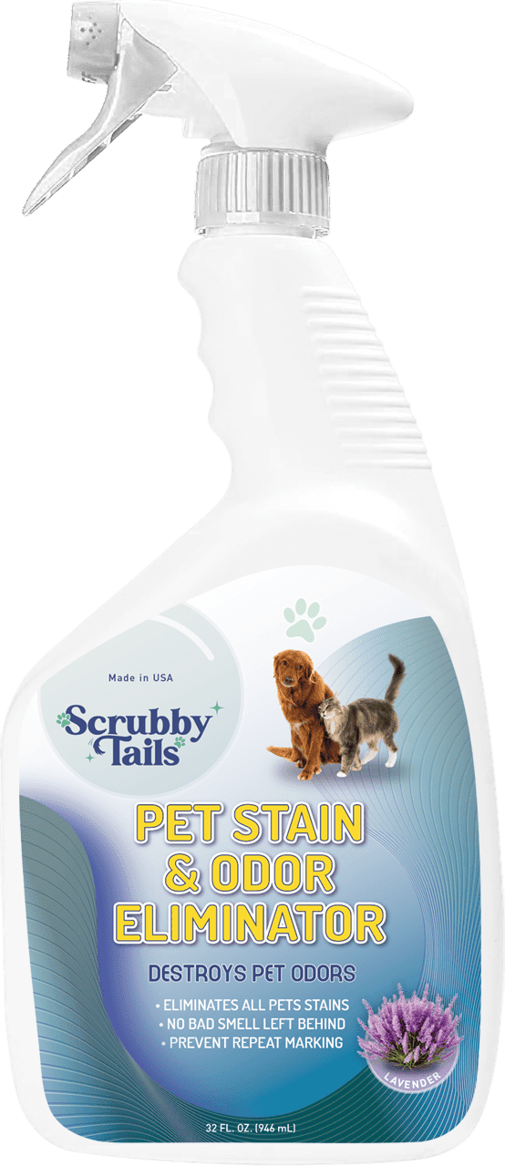Scrubby Tails Pet Stain & Odor Eliminator Spray Natural Enzymatic ...