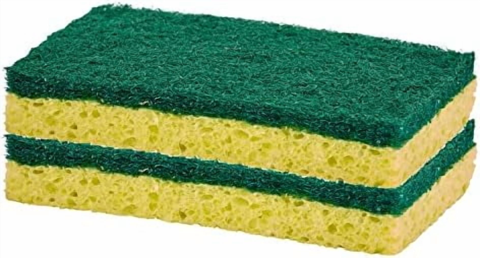 Scrubee Heavy Duty Scrub Sponge with Scouring Pad, Kitchen Dishwashing ...