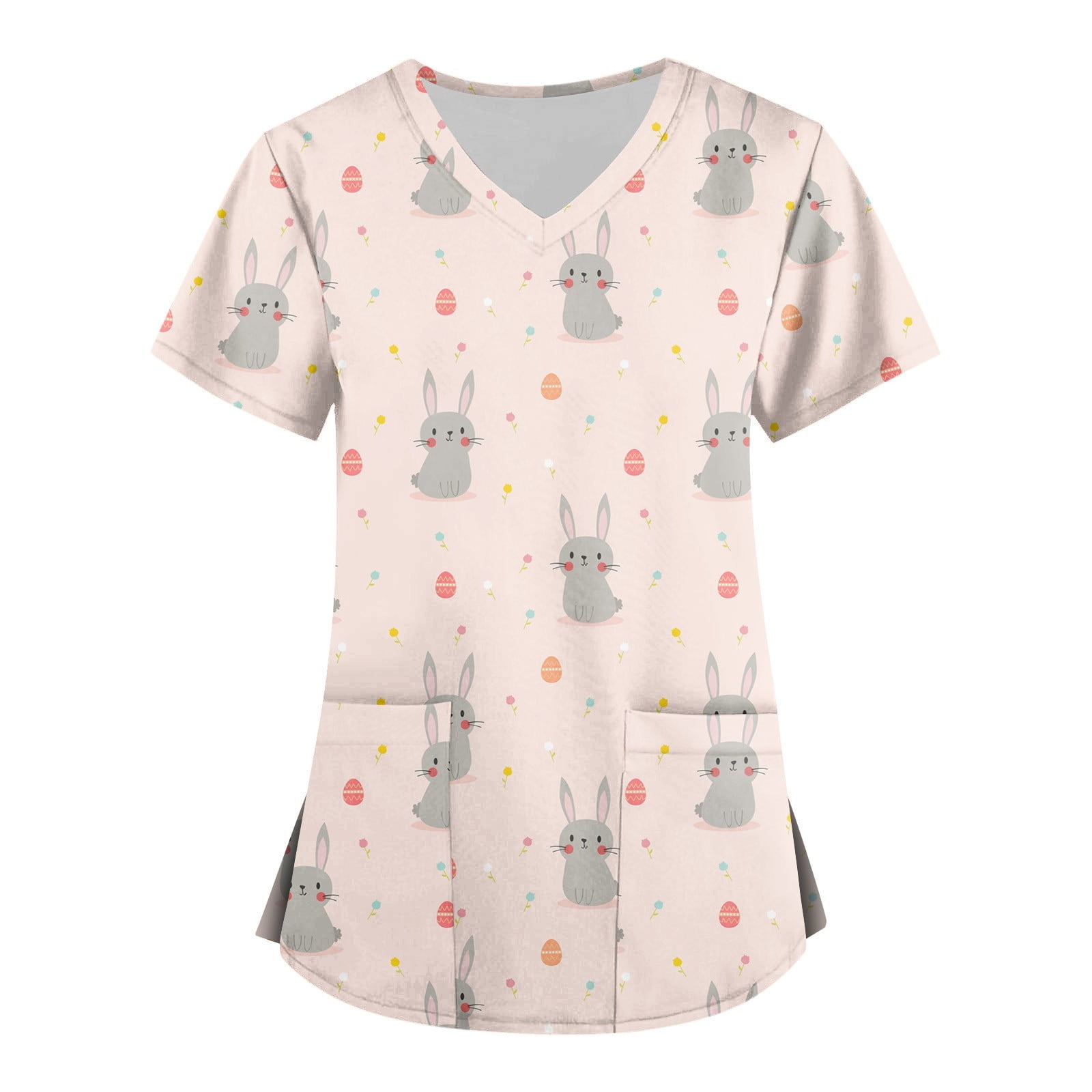 Scrubs Pants for Women Hot Crop Easter Cropped Woman Short Sleeve ...