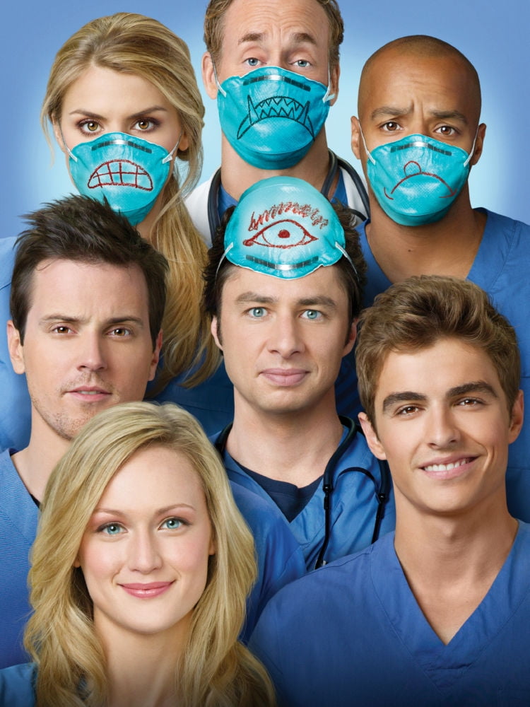 Scrubs Poster #03 Masks 16x24 Poster Medium Art Poster 16x24 Square ...
