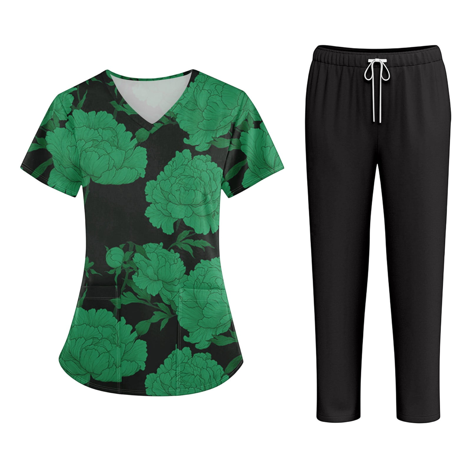 Scrubs Sets Beauty Costume Beauty Spa Uniform Nursing Uniforms Jogger ...